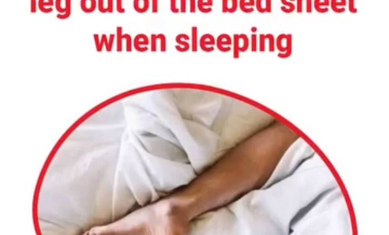 Why People Sleep with One Leg Outside the Covers — and What It Reveals ...